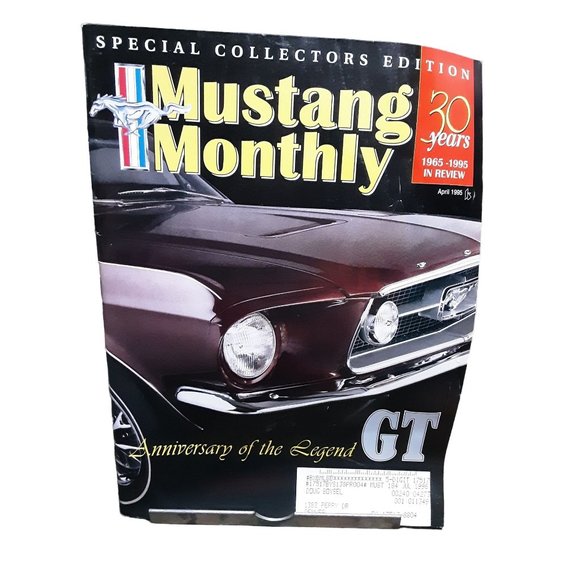 Other | Mustang Monthly Magazine April 1995 Ford Anniversary Of The Gt ...
